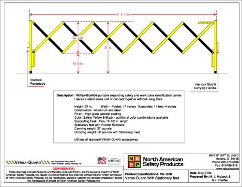 Versa-Guard® - Versa-Guard Portable Expandable Barricade